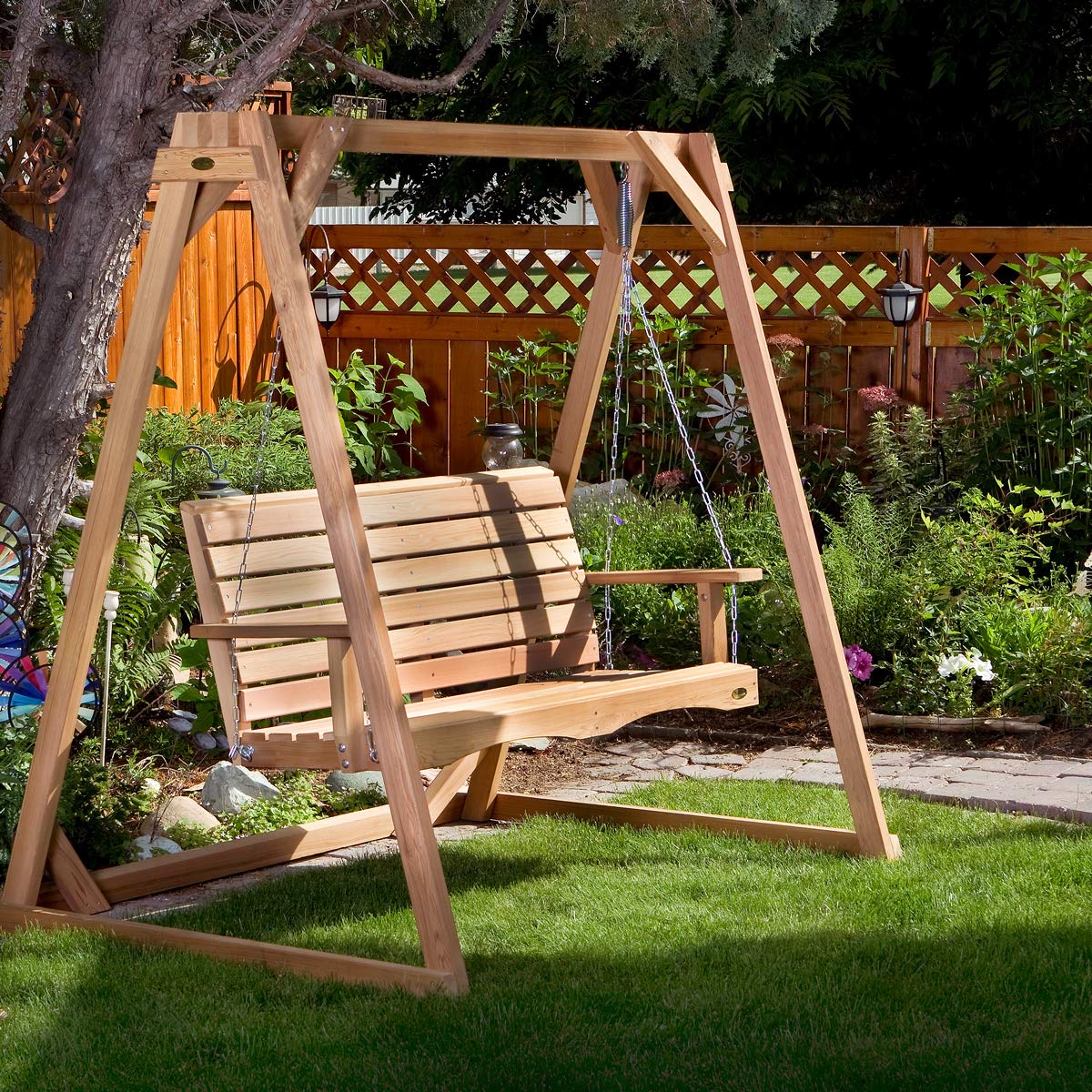 Bench swing garden store